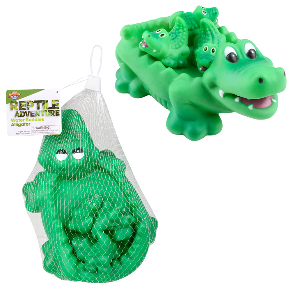 Alligator Bath Play Set 4 Piece