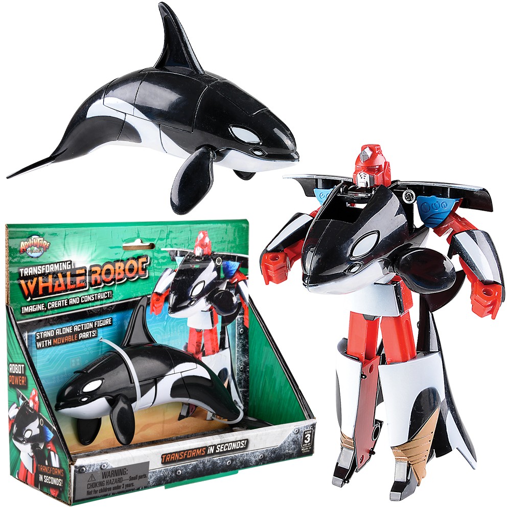 Orca Robot Action Figure 5"