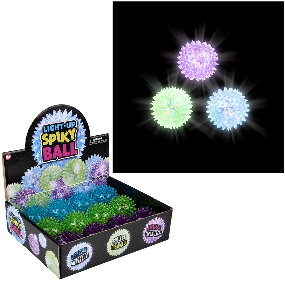 2.5" Light-Up Spiky Ball