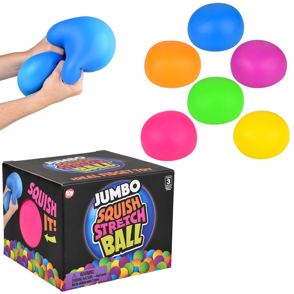 (T) 6" Jumbo Squish And Stretch Yummy Ball