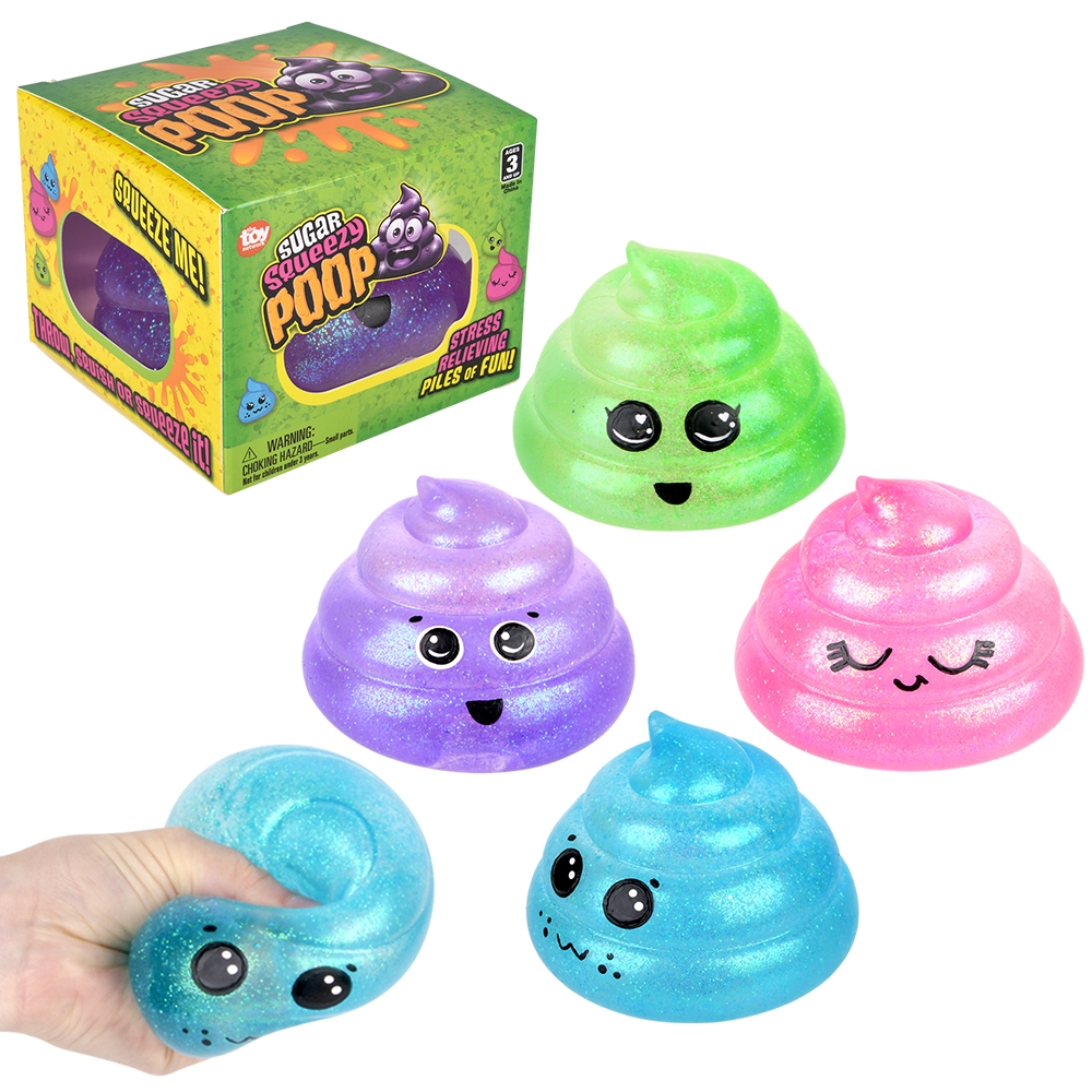 Jumbo Sugar Squeezy Poop 4"