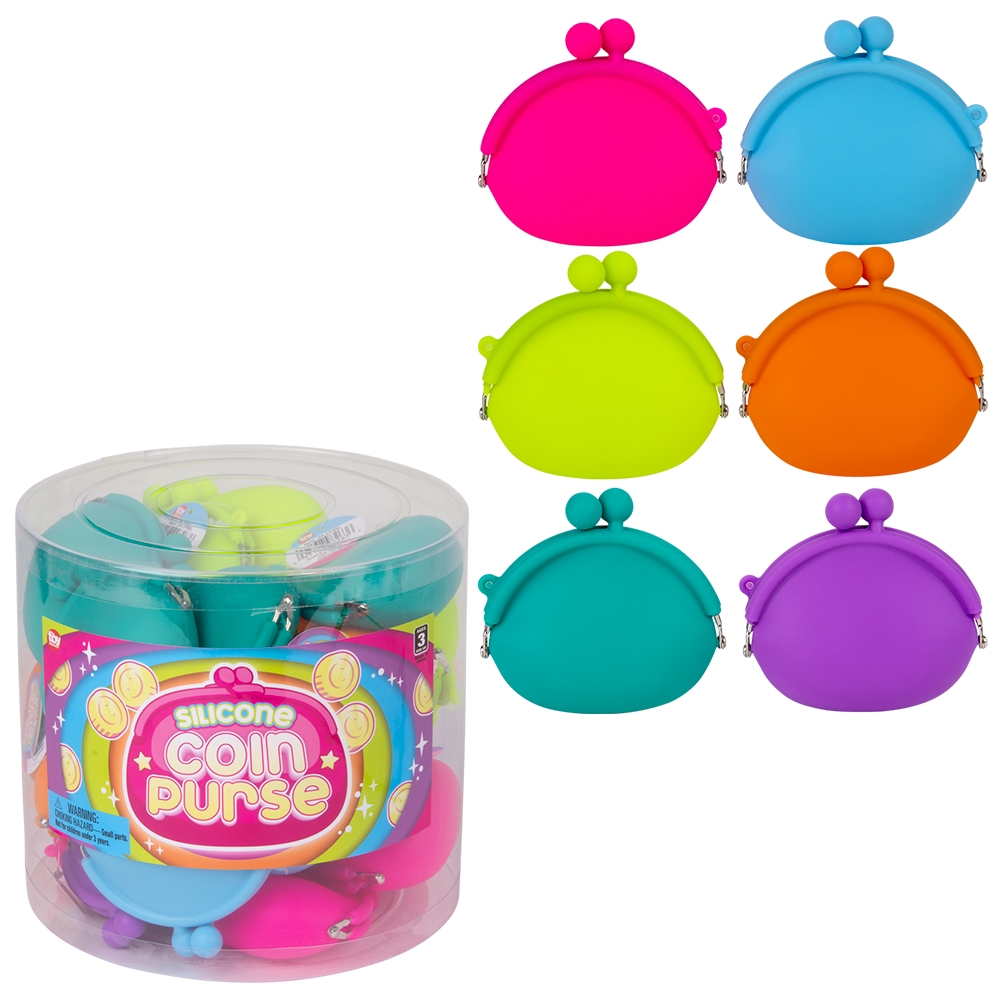 Silicone Coin Purse 3.5"