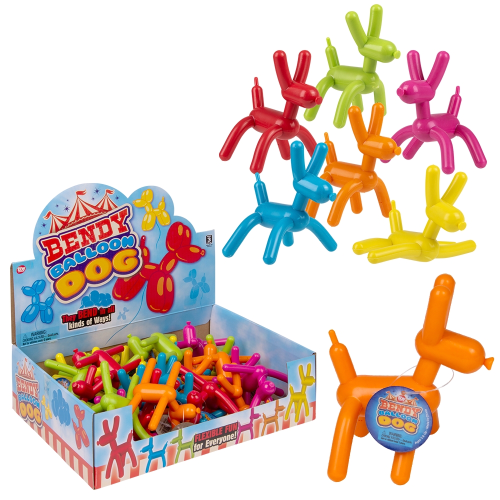 (T) 4" Bendable Balloon Dog