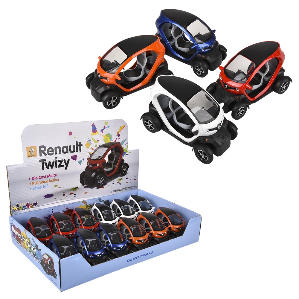 5" Die-Cast Pull Back Renault Twizy