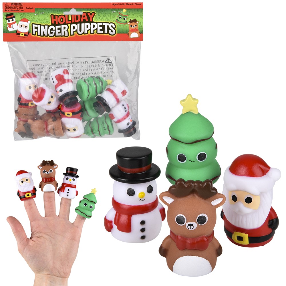 (T) Christmas Finger Puppet 2"