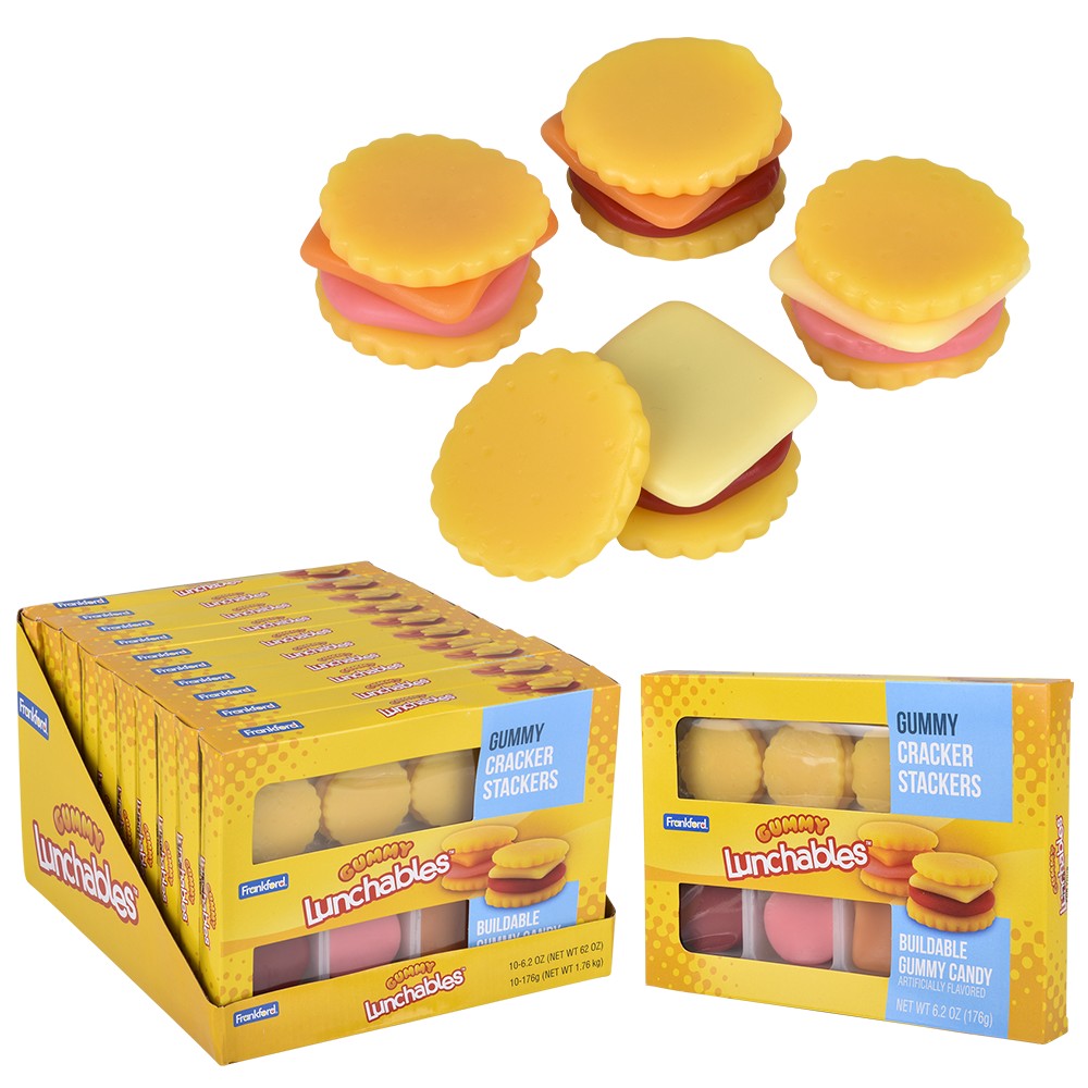 Frankford Kraft Gummy Lunchables Cracker Stackers 10ct