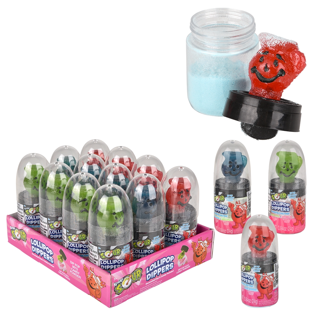 Kool Aid Sour Lollipop Dippers